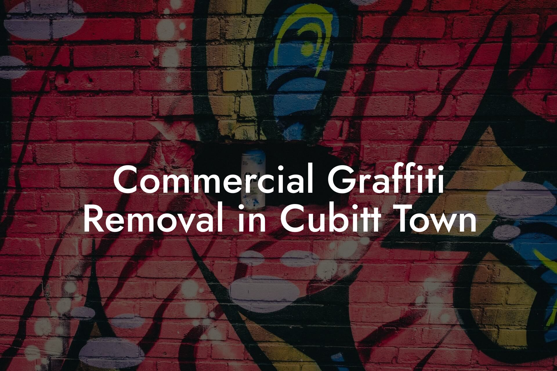 Commercial Graffiti Removal in Cubitt Town