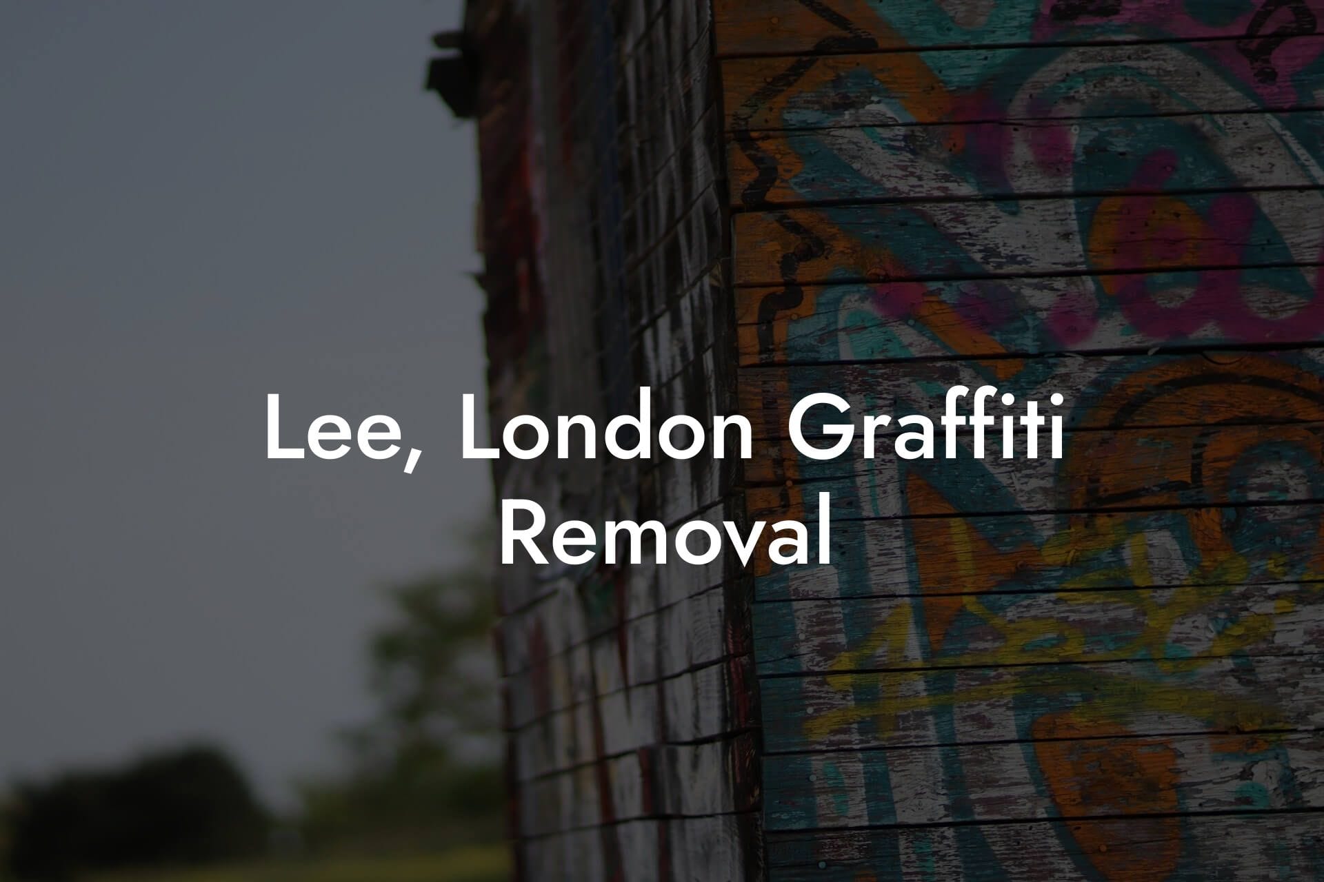 Lee, London Graffiti Removal - Commercial Graffiti Removal London ...